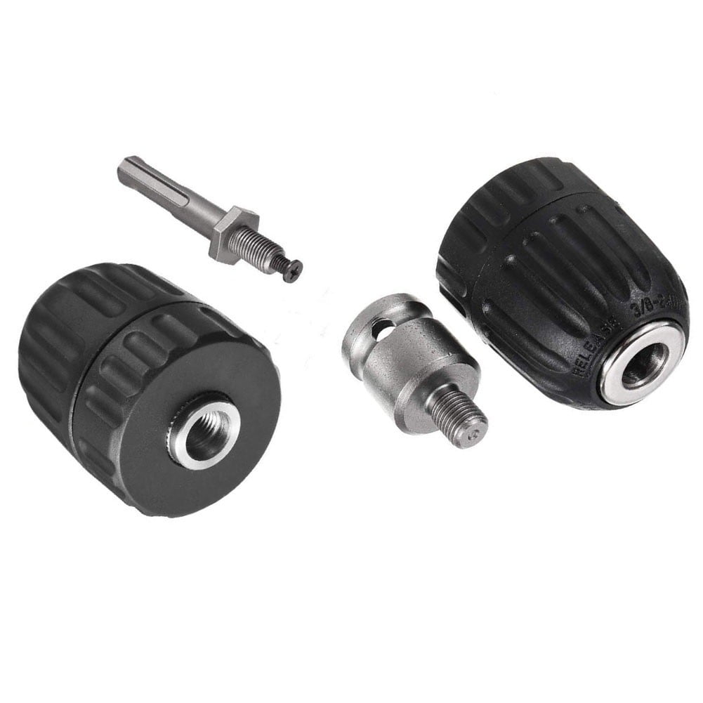 0.8-10Mm Keyless Drill Chuck Converter Shaft 3 8-24Unf Thread Drill ...