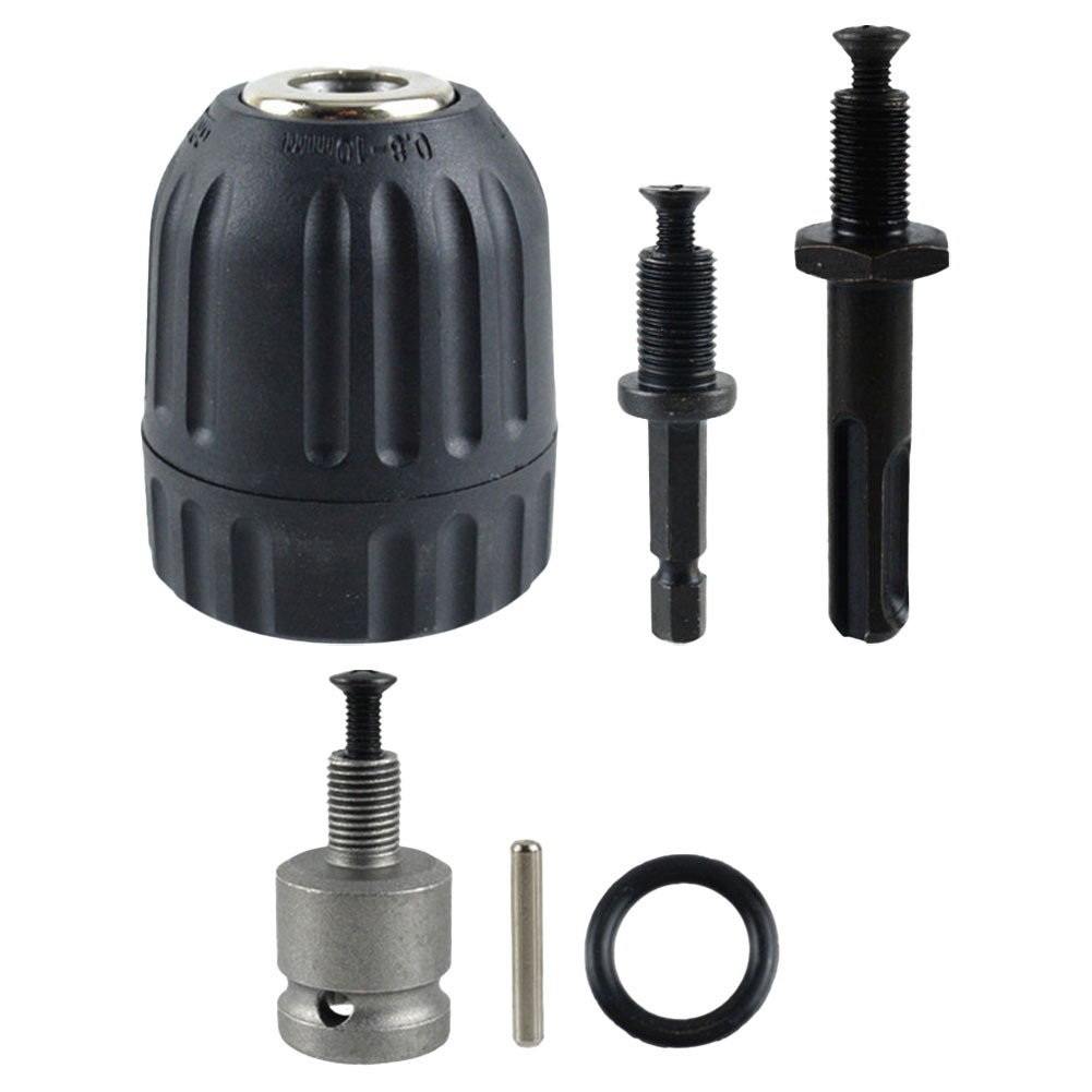 0.8-10mm Keyless Drill Chuck Set With Hexagonal Sds Shank Square Hole ...