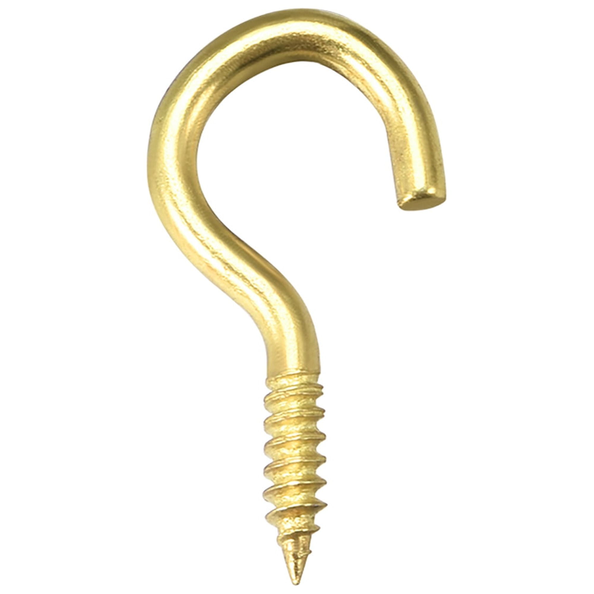 0.8" Screw Eye Hooks Self Tapping Screws Screw-in Hanger Eye-Shape Ring ...