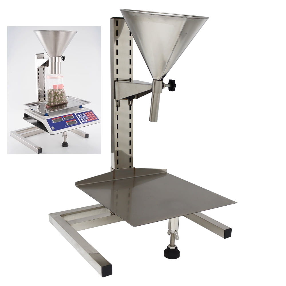 0.8” Stainless Steel Feeding Hopper Manual Filling Sorting Funnel with ...