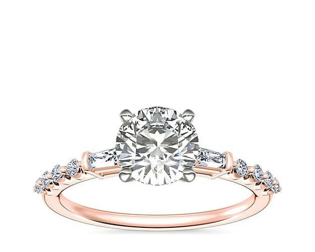 0.80 Ct Round Cut Natural Diamond Latest Design Solitaire Wedding Ring ...