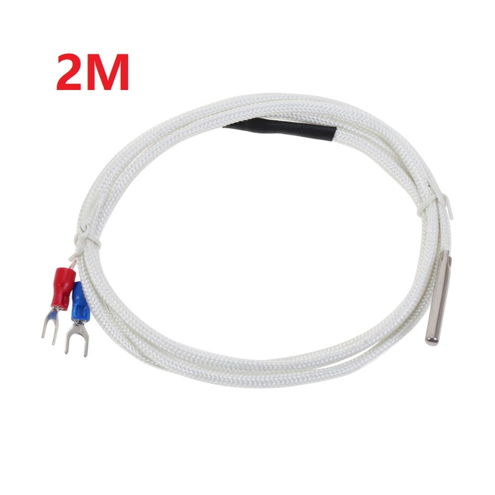 0-800℃ Thermocouple Temperature Controller 1/2/3/4/5M PT100 Type K Wire ...