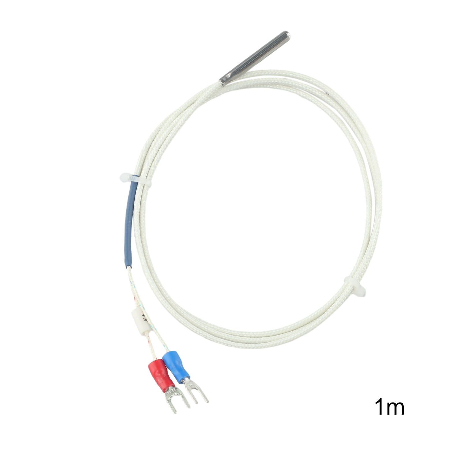0-800℃ Thermocouple Thread Type K 1/2/3/4/5M Probe Type Thermocouple ...