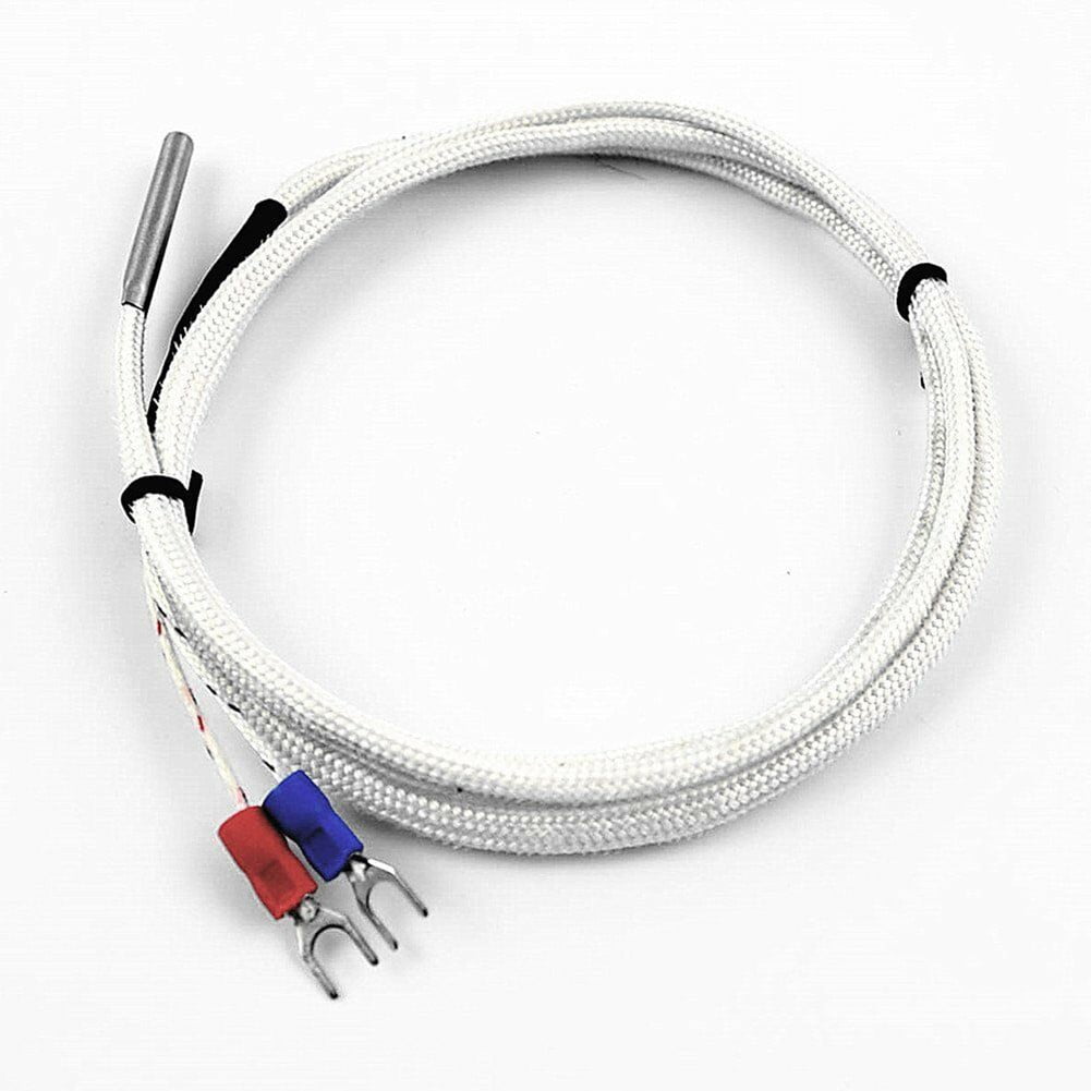 0-800℃ Thermocouple Thread Type K 1/2/3/4/5M Probe Type Thermocouple ...