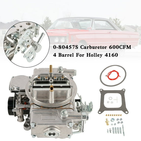0-80457S Carburetor 600CFM 4 Barrel for Holley 4160 - Walmart.com