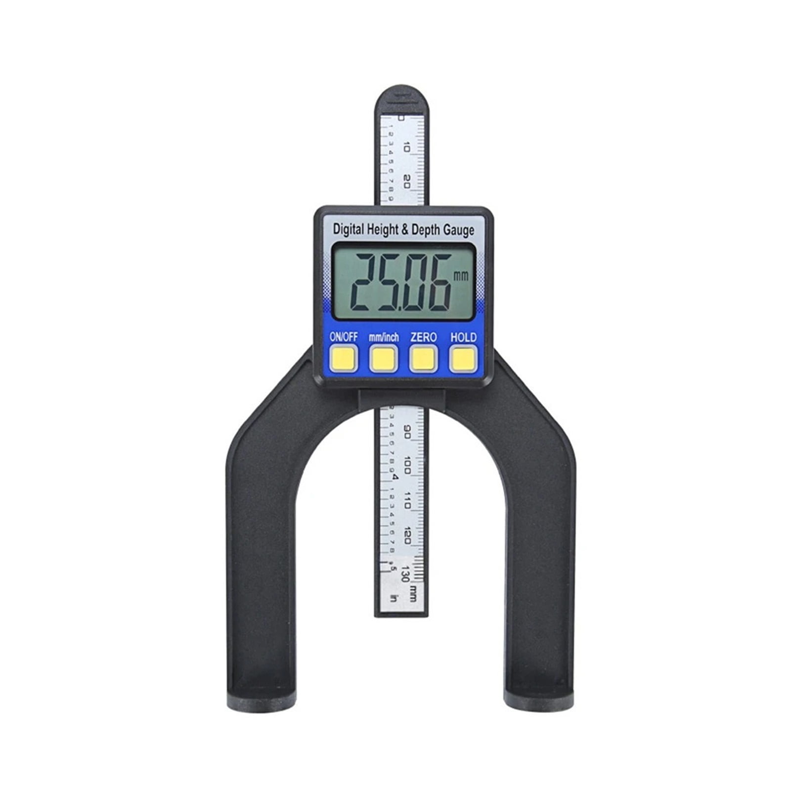 0-80mm Digital Depth Gauge Meter Tool Digital Woodworking Height Gauges ...