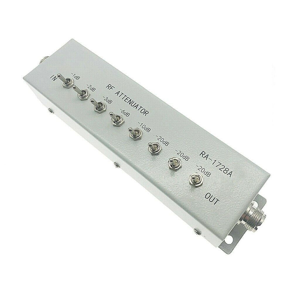 0 - 82Db Variable/ Step Attenuator 50 Ohm For Ham Radio Transmitter Etc ...