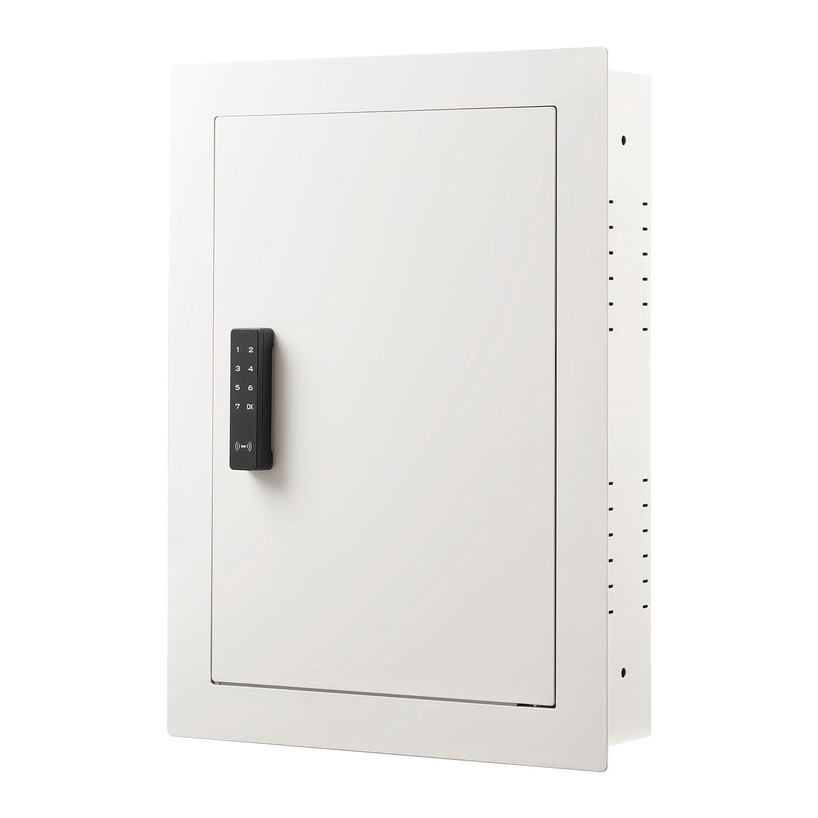 0.83 Square Feet Hidden Wall Safe 3-Layer Keypad/Key/Knob Adjustable ...