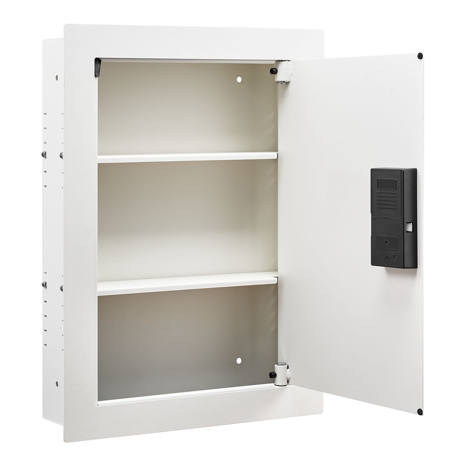 0.83 sq.ft 3-Tier Hidden Wall Safe with Keypad & Adjustable Shelves ...