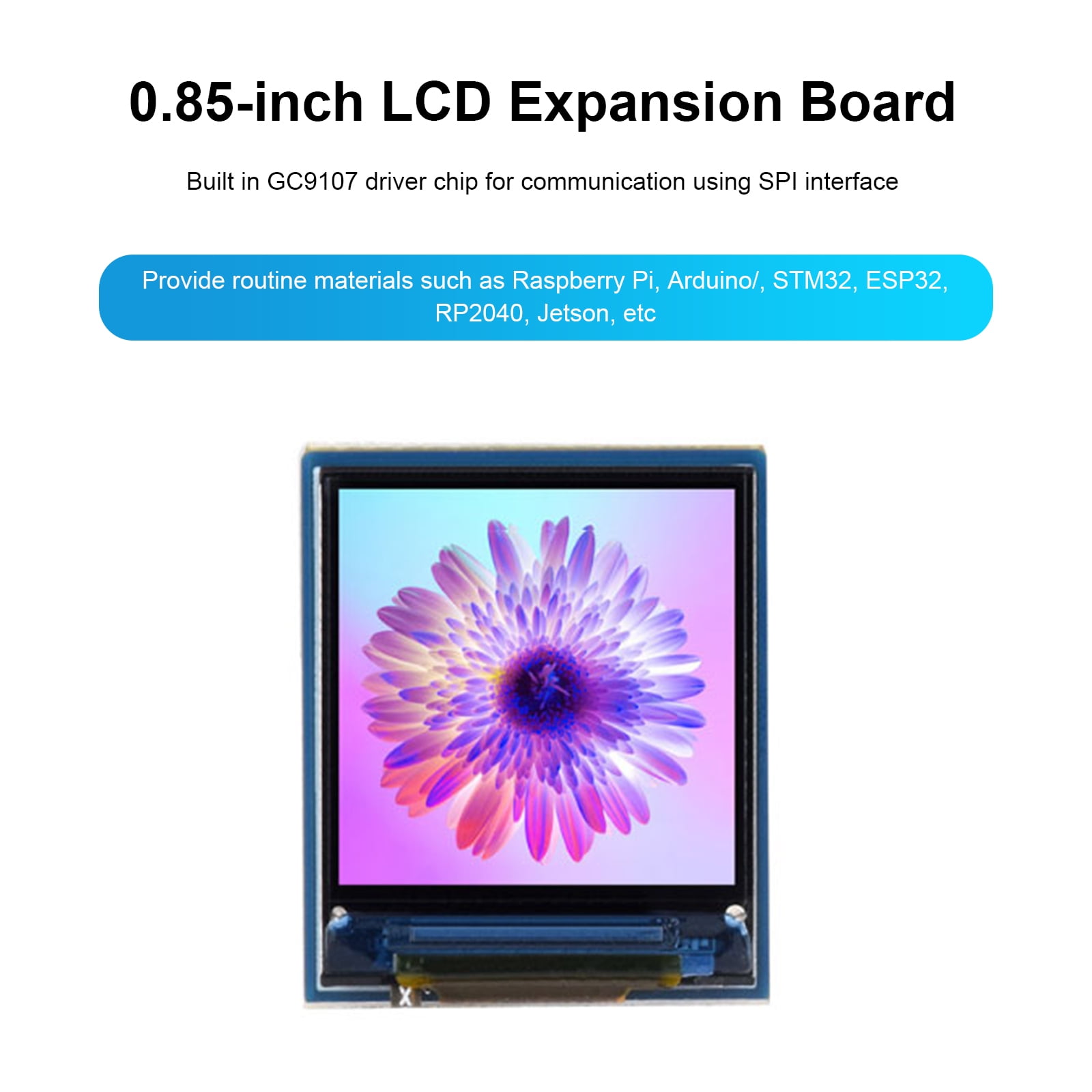 0.85-inch IPS Screen GC9107 Driver Chip SPI Interface LCD Screen For Jetson Nano - Walmart.com