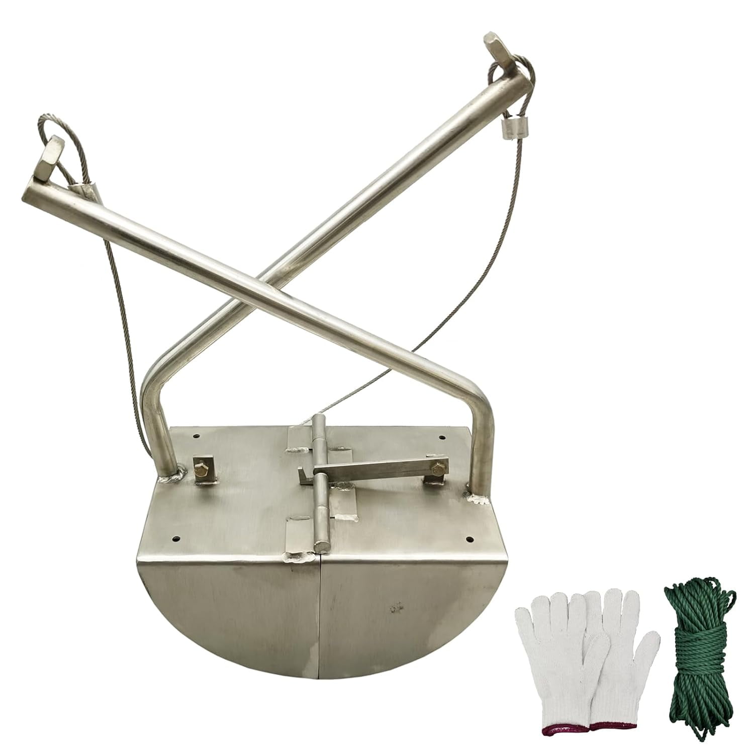 0.8GAL Stainless Steel Grab-Type Bucket Mud Sampler 0-787" Van Grab ...
