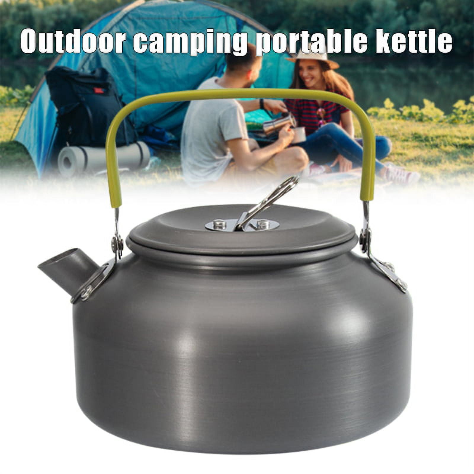 0.8L Mini Outdoor Camping Kettle Aluminum Water Pot With Carrying Bag ...