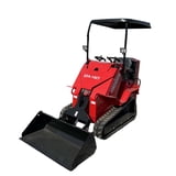 0.8Ton, RATO Engine Ride-On Tracked Mini Skid Steer | AGT-SDA-140W ...