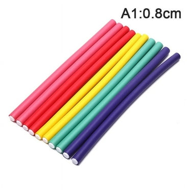 Professional Salon Soft Twist Hair Rollers Curls Perms Rod Flexible ...