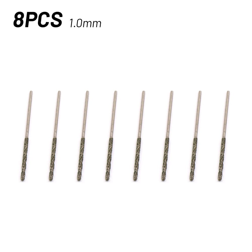0.8mm-2.5mm Diamond Coated Tipped Drill Bit for Glass Jewelry Stone ...