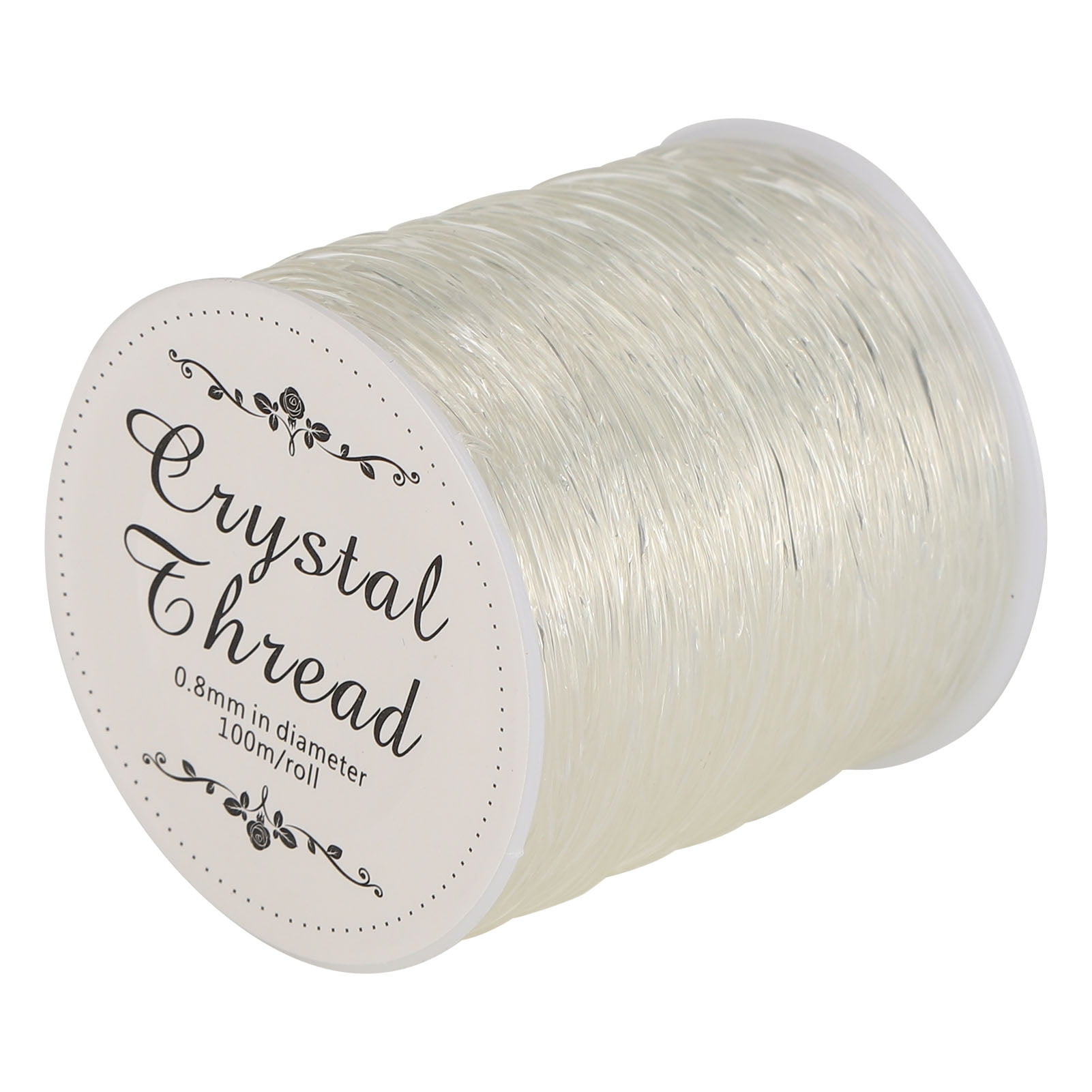 0.8mm DIY Transparent Elastic Jewelry Cord Bracelet Rope Beading Cords ...