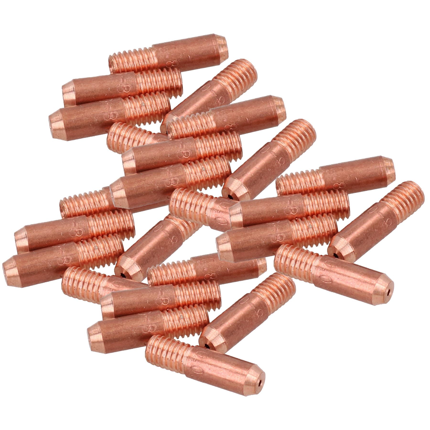 0.8mm Mini Contact Tips 25pk Hobby Welding Torch Welder MIG Gas M5 ...