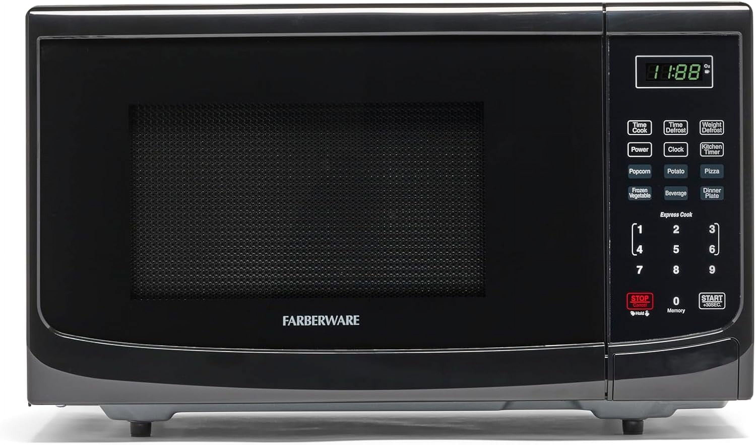 0.9 Cu. Ft. Countertop Microwave Oven – 900 Watts Power, Auto Cook ...