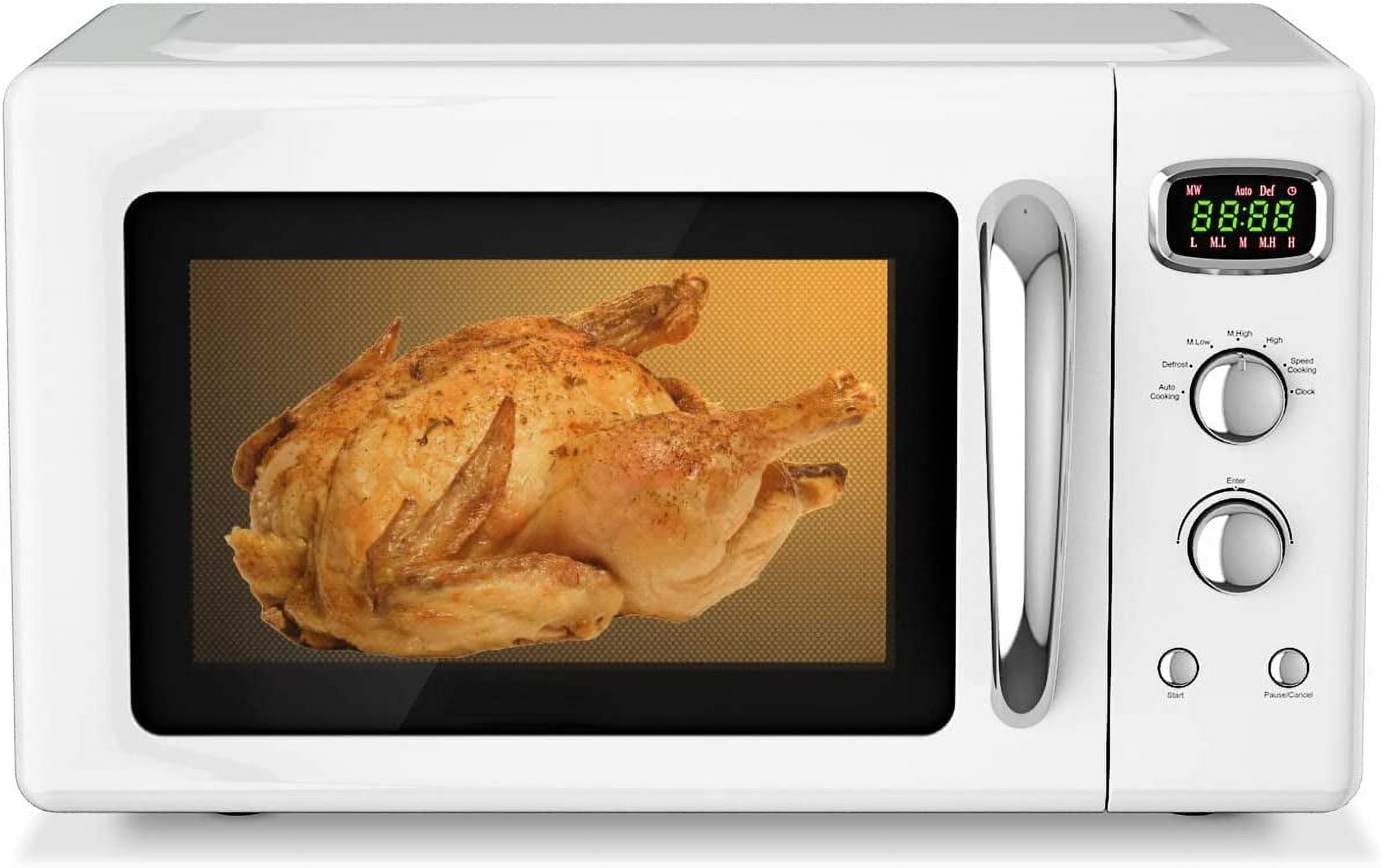 0.9 Cu.ft Countertop Microwave, Digital Timing & 5 Micro Power, 25L ...