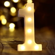 Magik Light up Letter LED Alphabet Number Symbol Plastic Battery ...