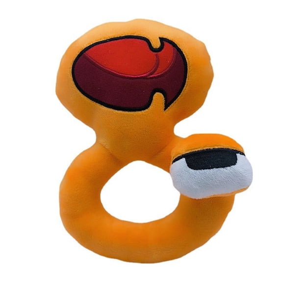 0-9 Number Lore Plush Toy Character Doll Kawaii Stuffed Animal Alphabet ...