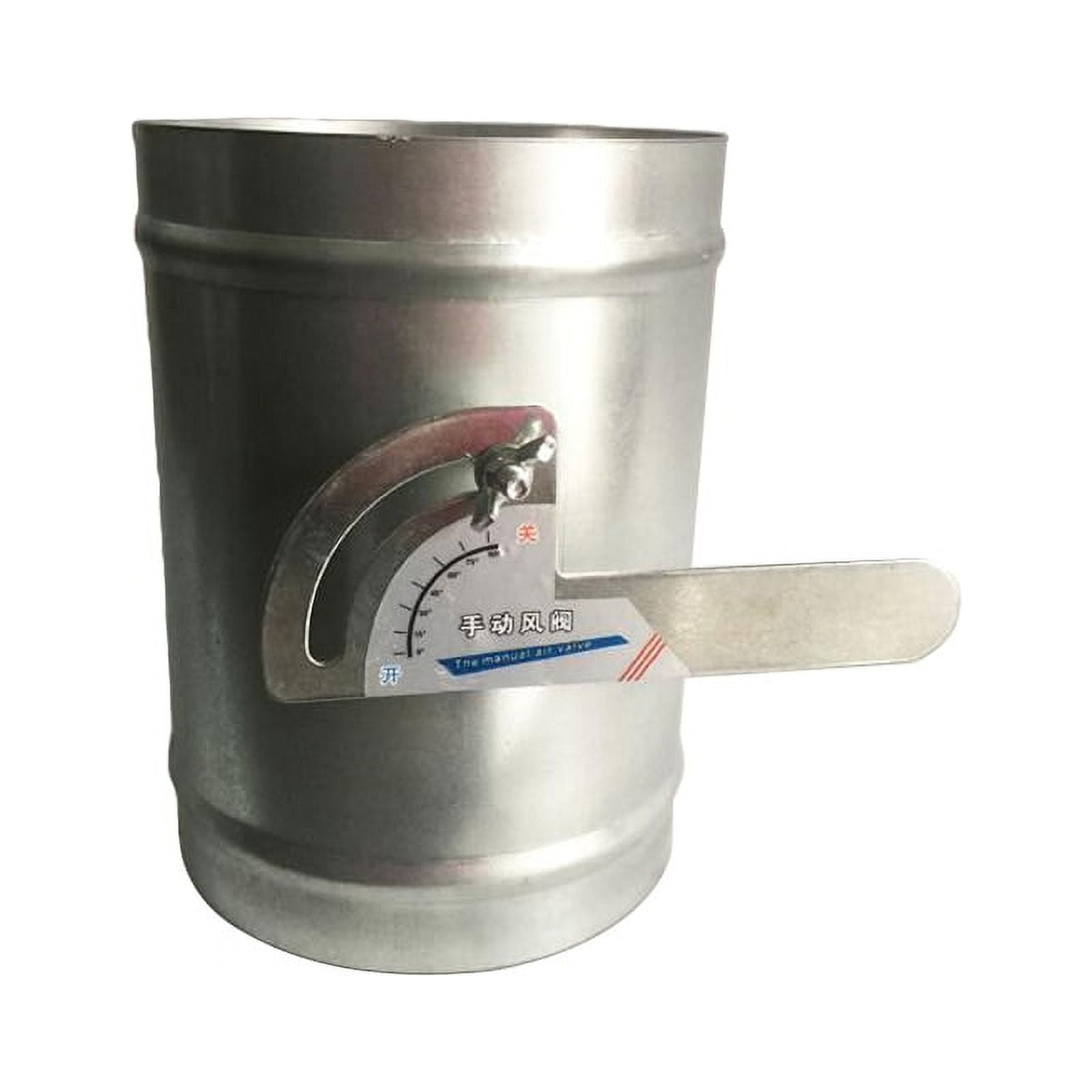 0-90°Manual air damper valve OD97-297mm air volume flow rate duct valve ...