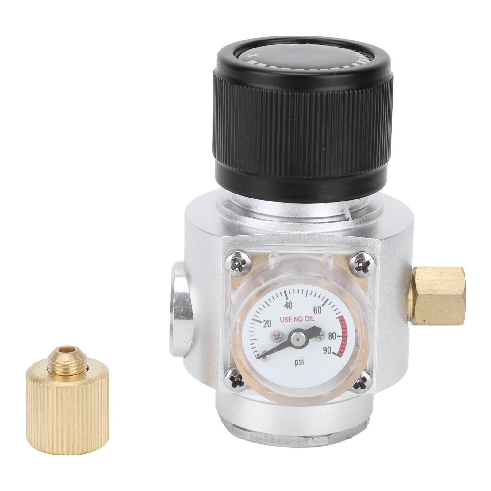 0-90PSI CO2 Regulator 3/8in Stainless Steel Soda Water Pressure ...