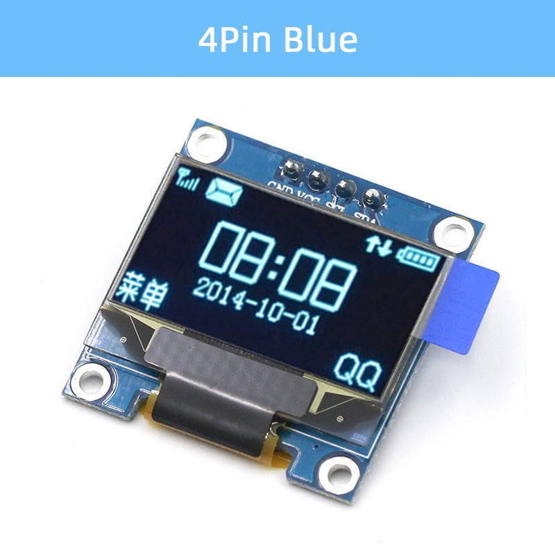 0.96 inch oled IIC Serial White OLED Display Module 128X64 I2C SSD1306 12864 LCD Screen Board ...