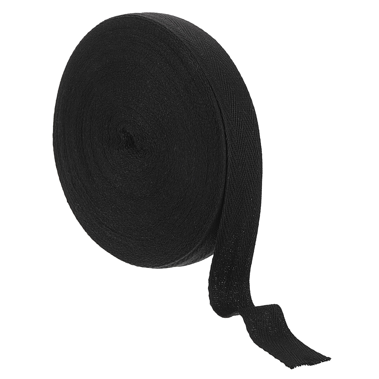 0.98 Inch Cotton Twill Tape Ribbon, 22 Yards Roll Herringbone Webbing ...