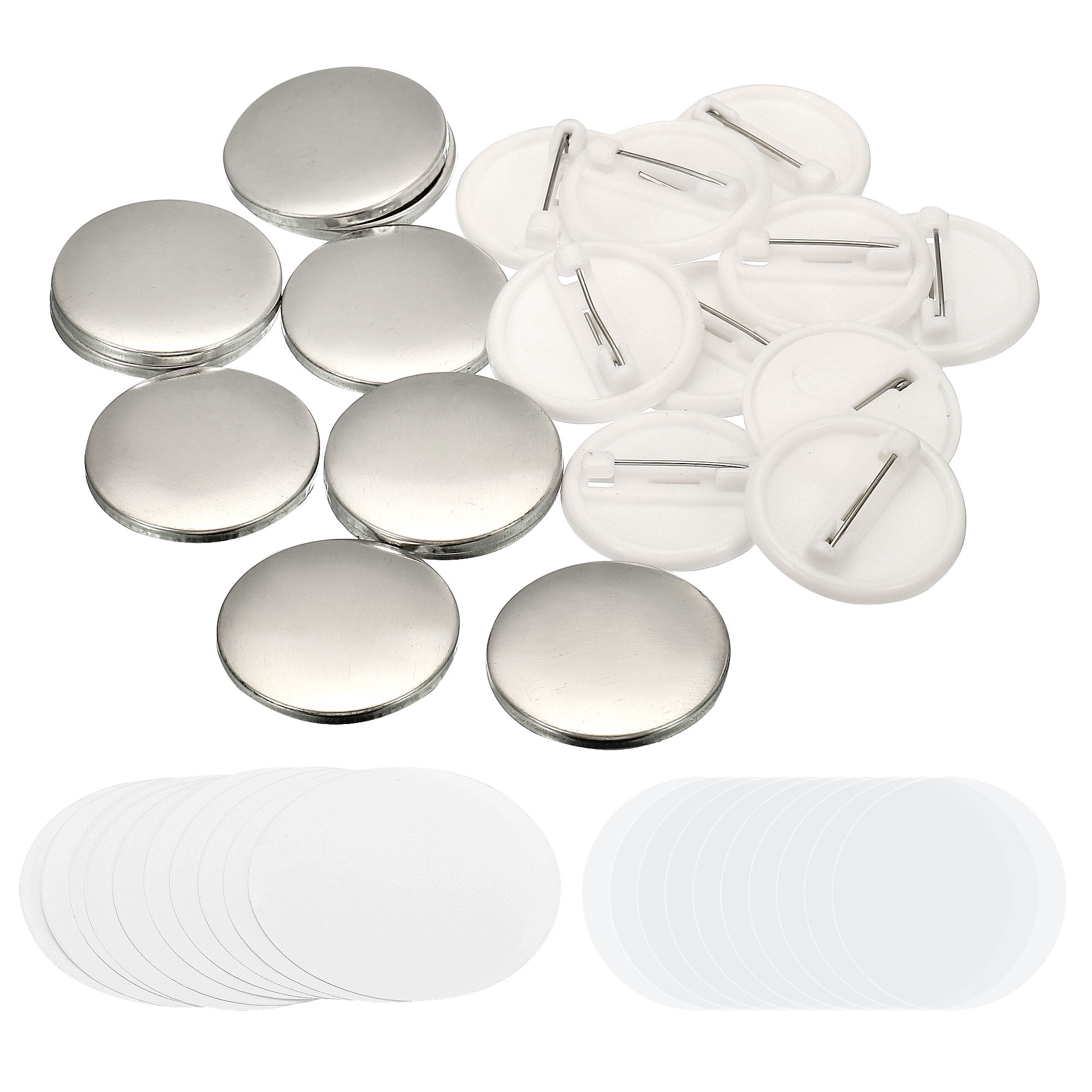 0.98inch Blank Button Making Supplies,10Pcs Round Badge Parts for ...
