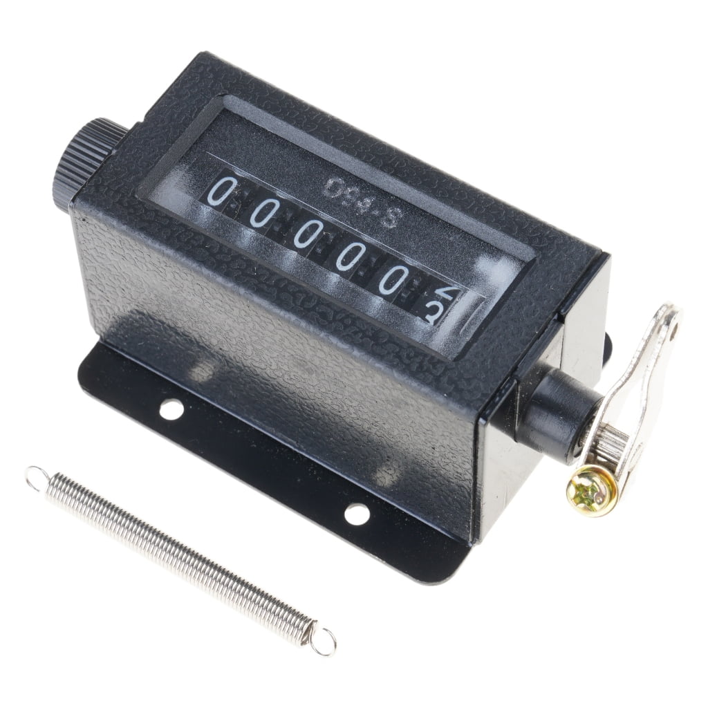 0-999999 6 Digit D94-S Resettable Mechanical Pulling Count Counter ...