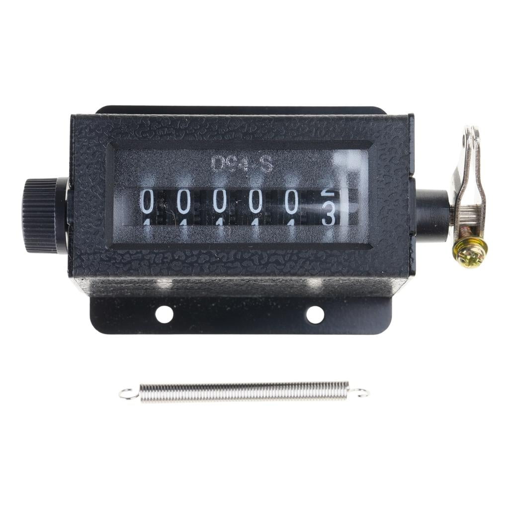0-999999 6 Digit D94-S Resettable Mechanical Pulling Count Counter ...
