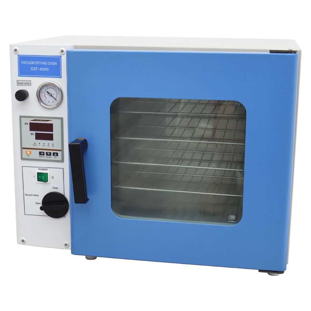 0.9Cu ft Vacuum Drying Oven with 4 Shelves 110V 50-250℃ Temperature ...