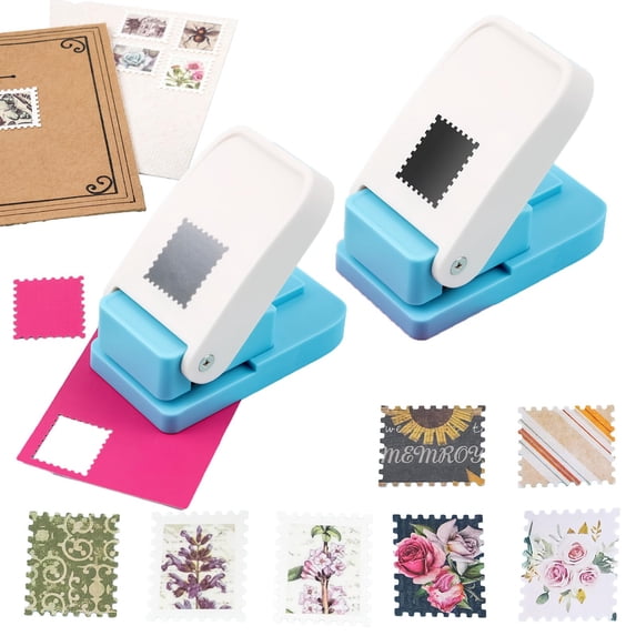 0.9x1.1inch Postage Stamp Embossing Punch; Punches Score Tools for ...