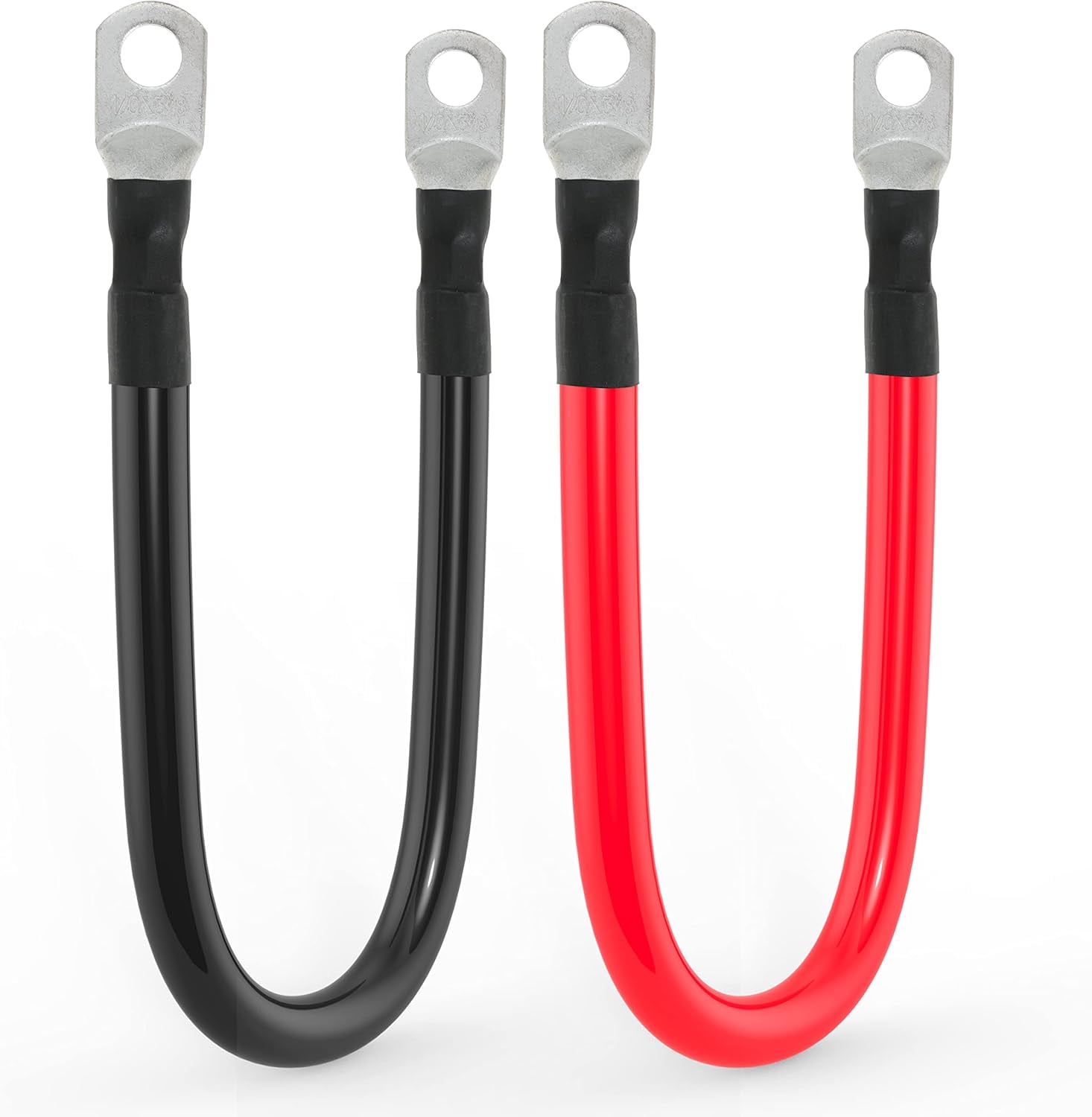 /0 AWG Gauge Battery Cable Power Inverter Cables with 3/8 Inch lugs for ...