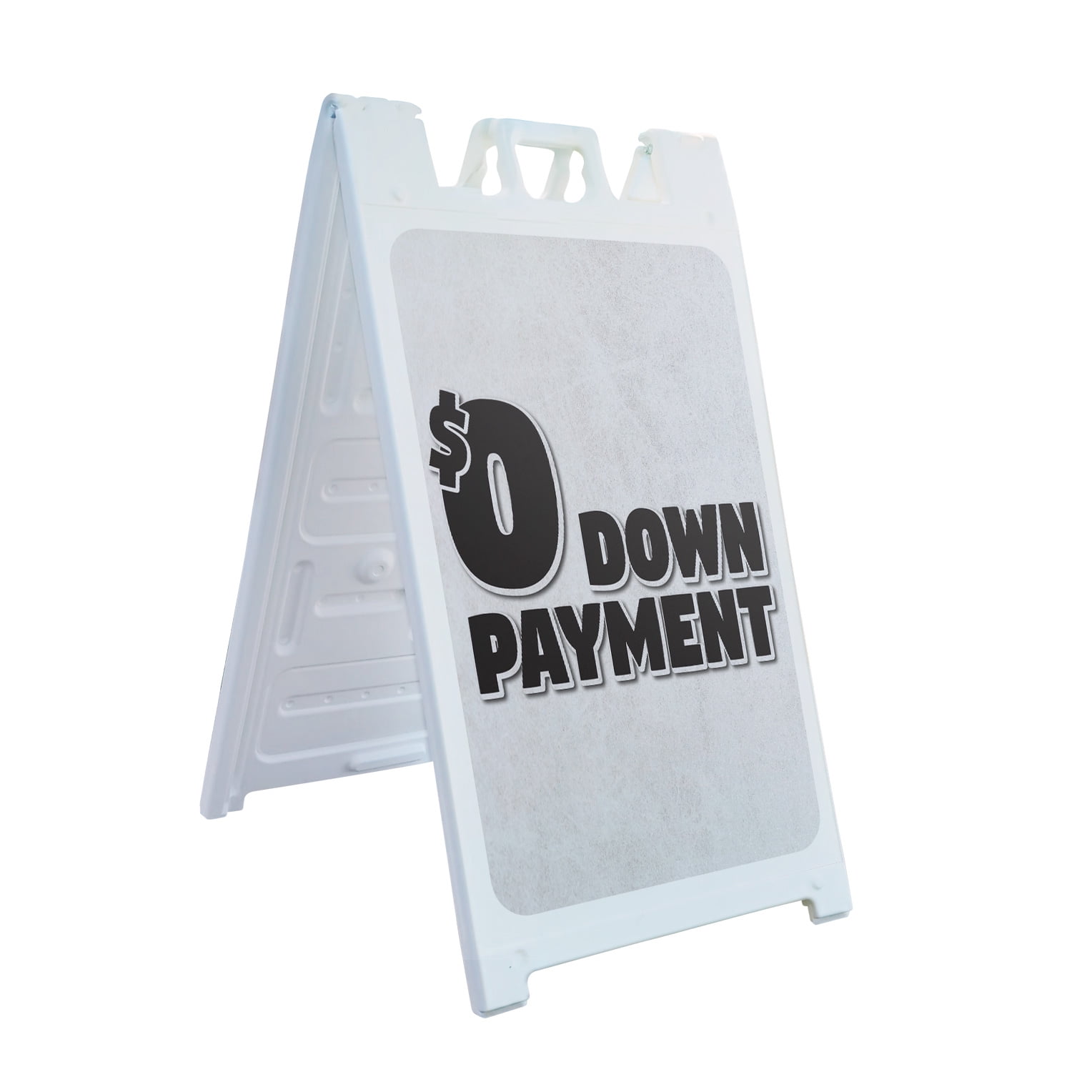 $0 Down Payment 24" x 36" Double Sided A-Frame Sidewalk Sign, Includes ...