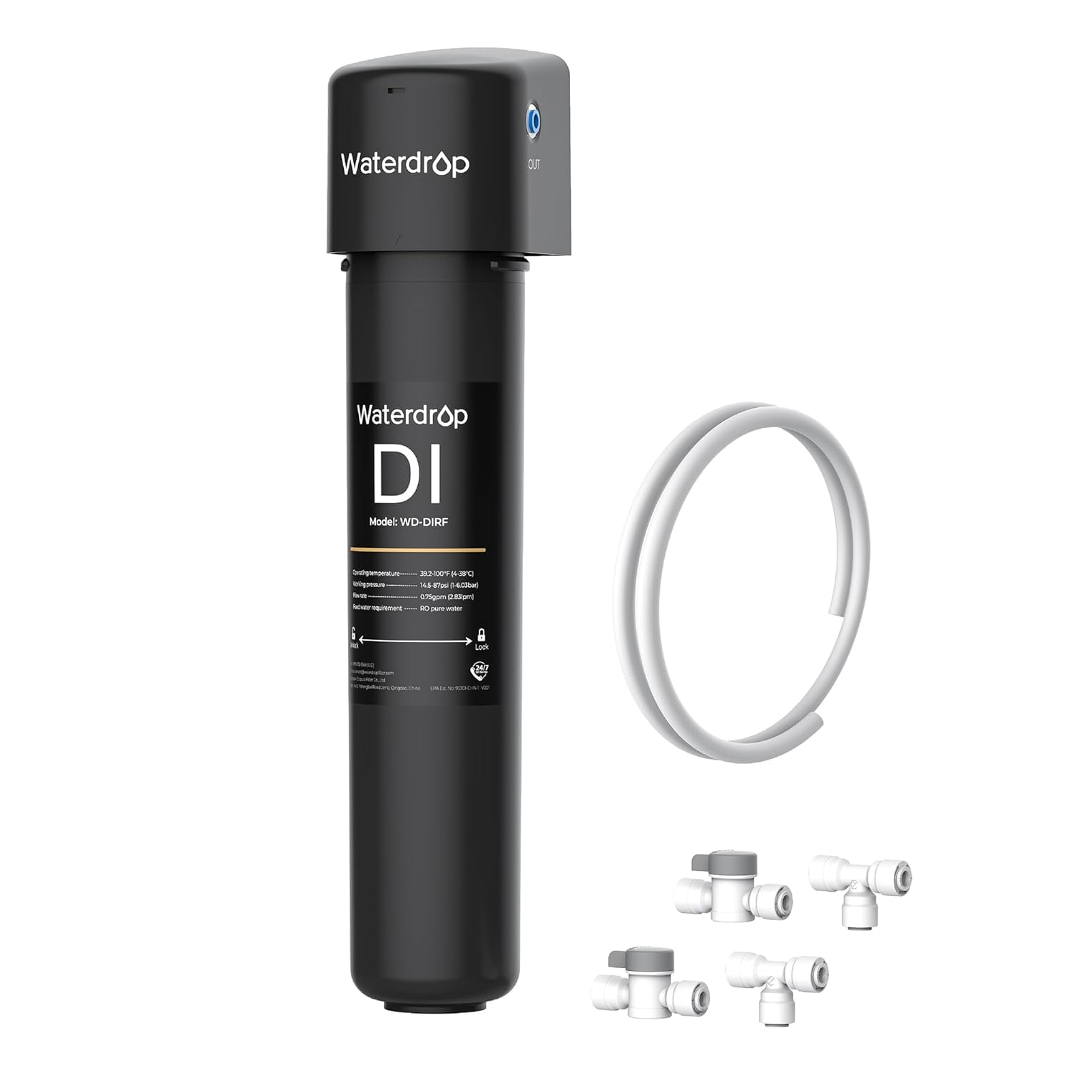 [0 TDS] RODI Deionization Water Filter System, Resin Filter, DI Water ...