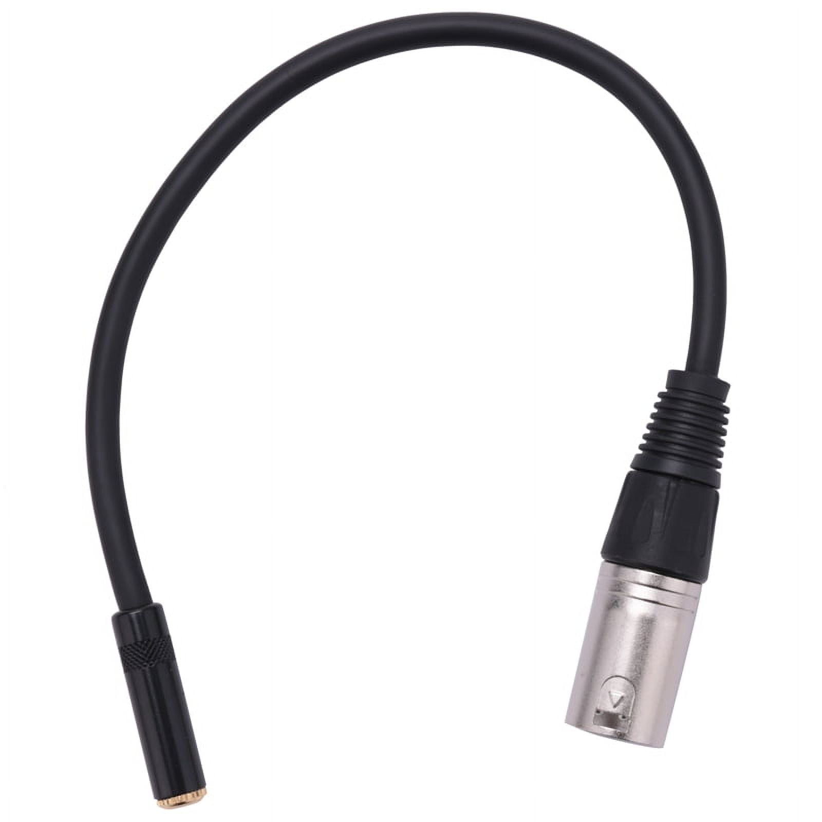 0. Wire 3 Pin Xlr Male to 3.5Mm Female Connector Microphone Adapter ...
