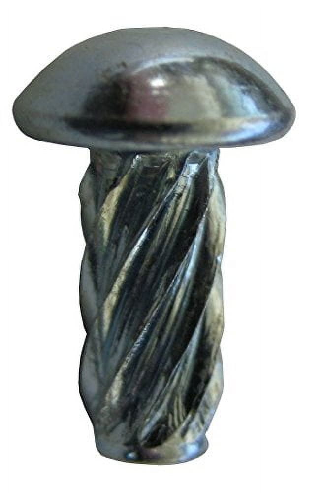#0 X 3/16 Drive Screw, Round Head Type U, Steel, Hardened, Zinc Finish ...