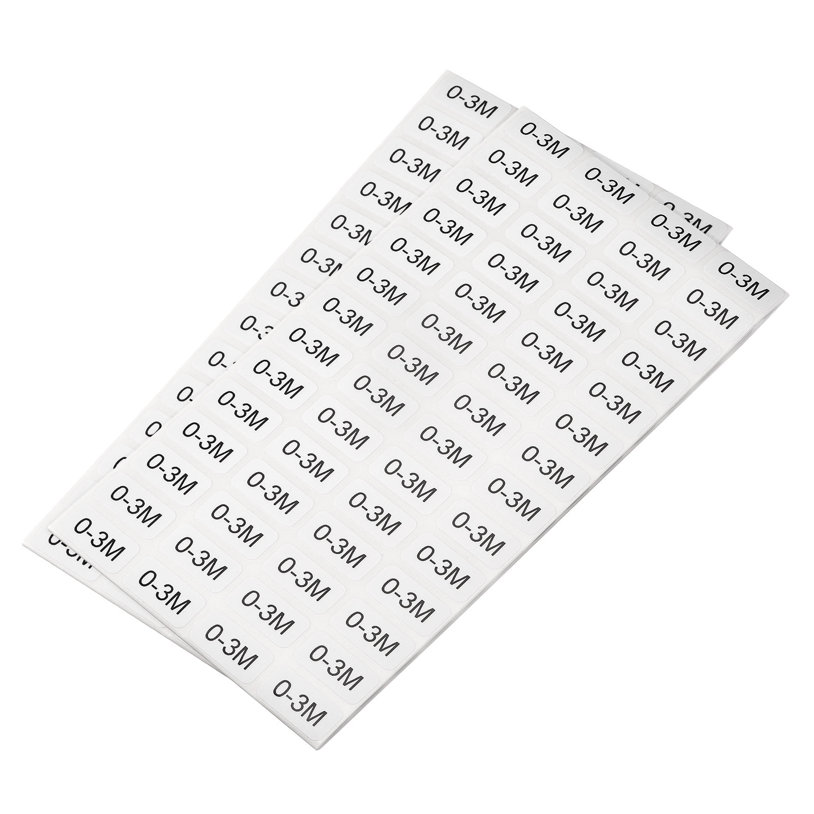 0 to 3 Month Clothes Size Sticker Label Coding Size Labels for Retail ...