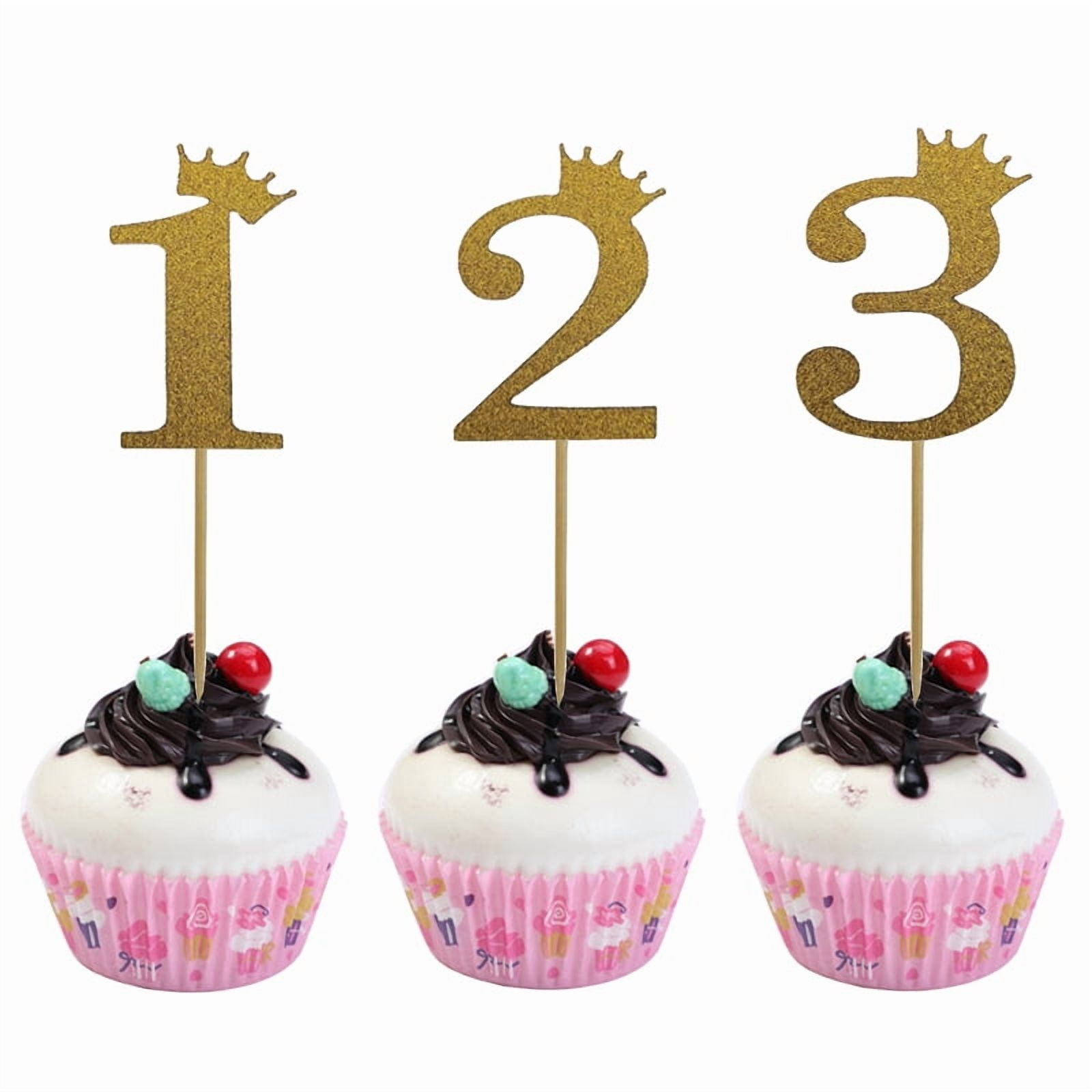 0 to 9 ten numbers paper card birthday card 520 1314 666 number combination cake card - Walmart.com