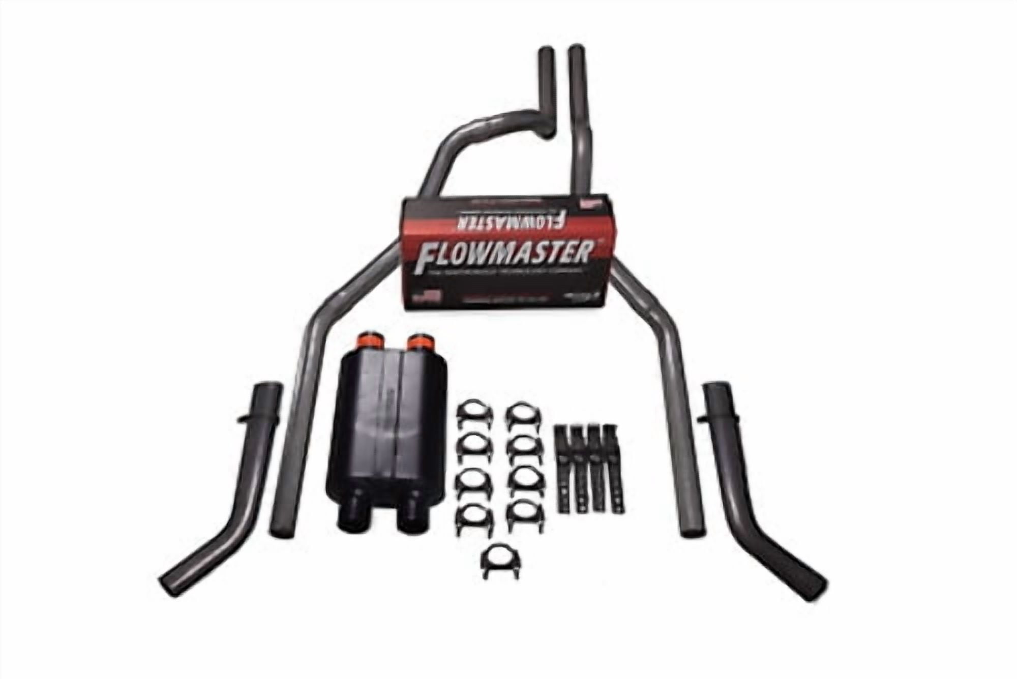 00-06 Chevy GMC 2500 2.5" Dual Exhaust Flowmaster Dual inlet Super 40 ...