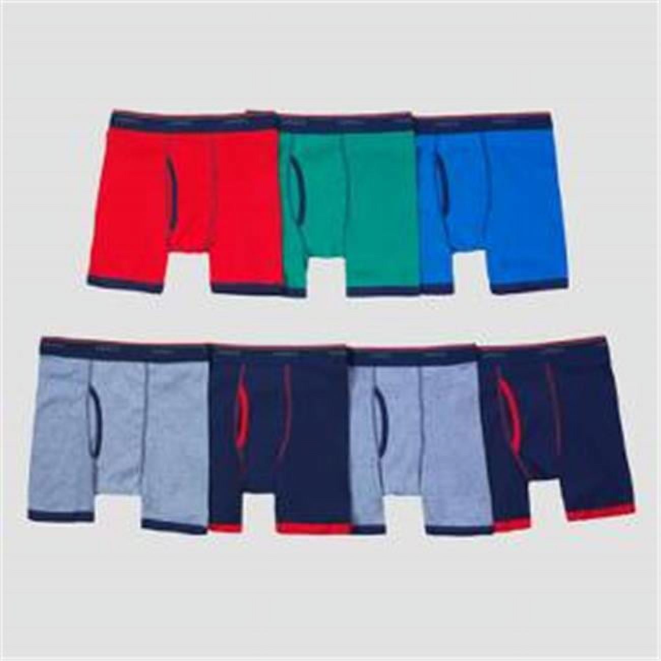 00 Boys Red Label Ringer Boxer Briefs, Small - Pack of 7 - Walmart.com
