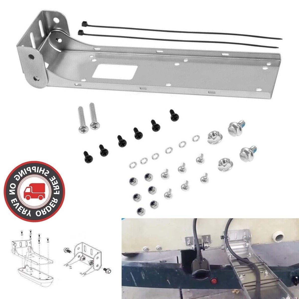 000-12603-001 Transom Mount Bracket for StructureScan 3D HD TotalScan ...