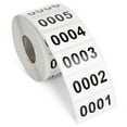 1000 Count Self-Adhesive Numbered Stickers Roll for Efficient ...