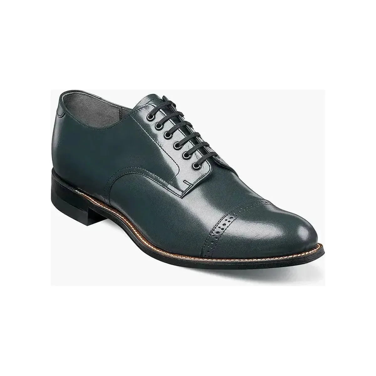 00012, Stacy Adams Leather Shoes Madison Lace Up Cap Toe All colors ...
