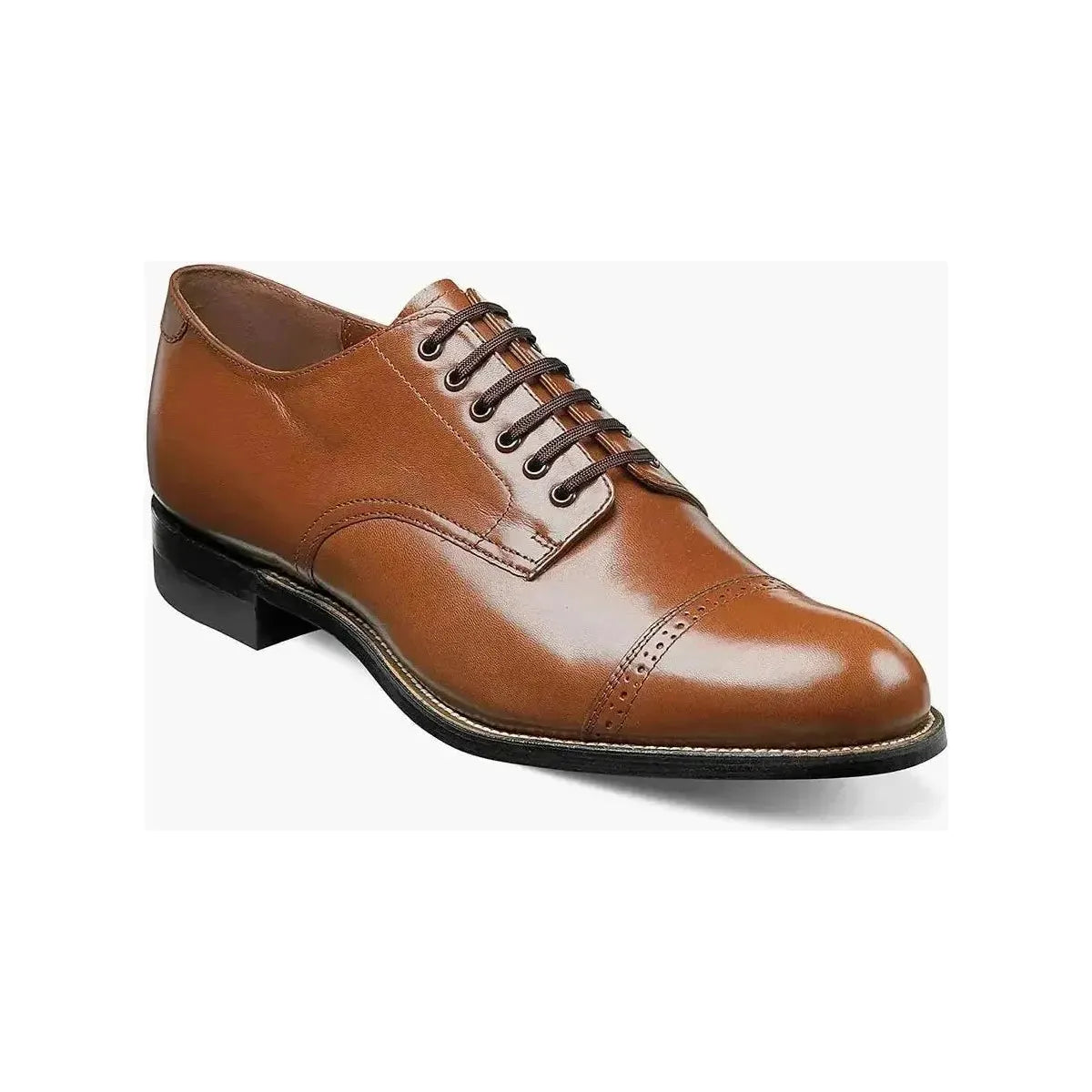 00012, Stacy Adams Leather Shoes Madison Lace Up Cap Toe All colors ...