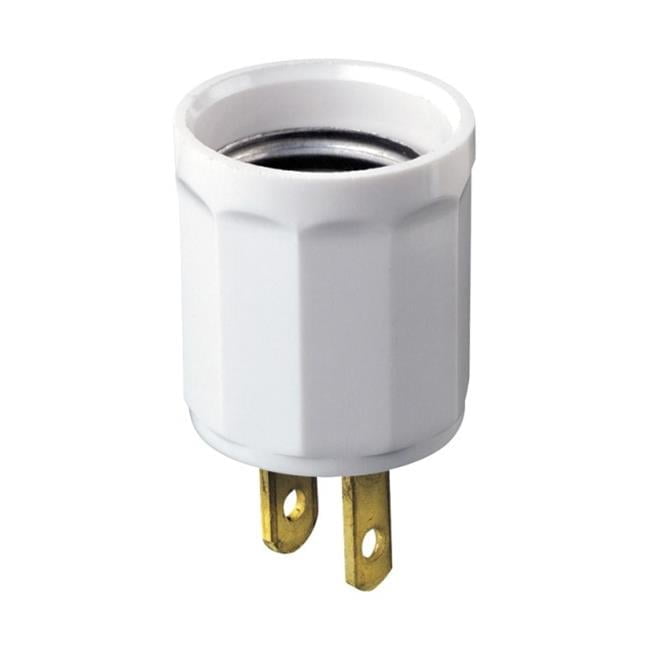 00061-00W 600 watt Lamp Holder Adapter Plug White - Walmart.com