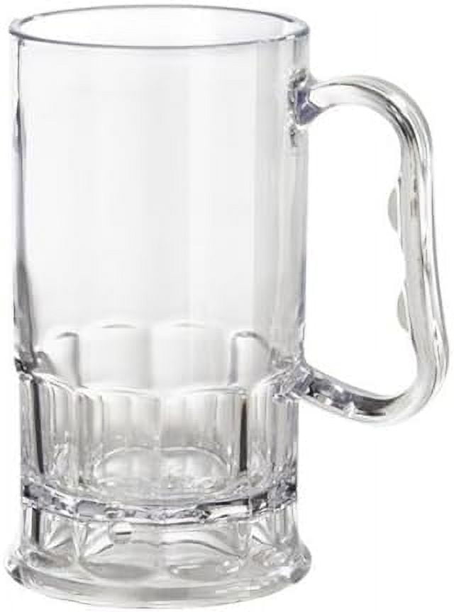 00086-1-SAN-CL Shatter-Resistant Plastic Beer Mug / Stein, 16 Ounce ...