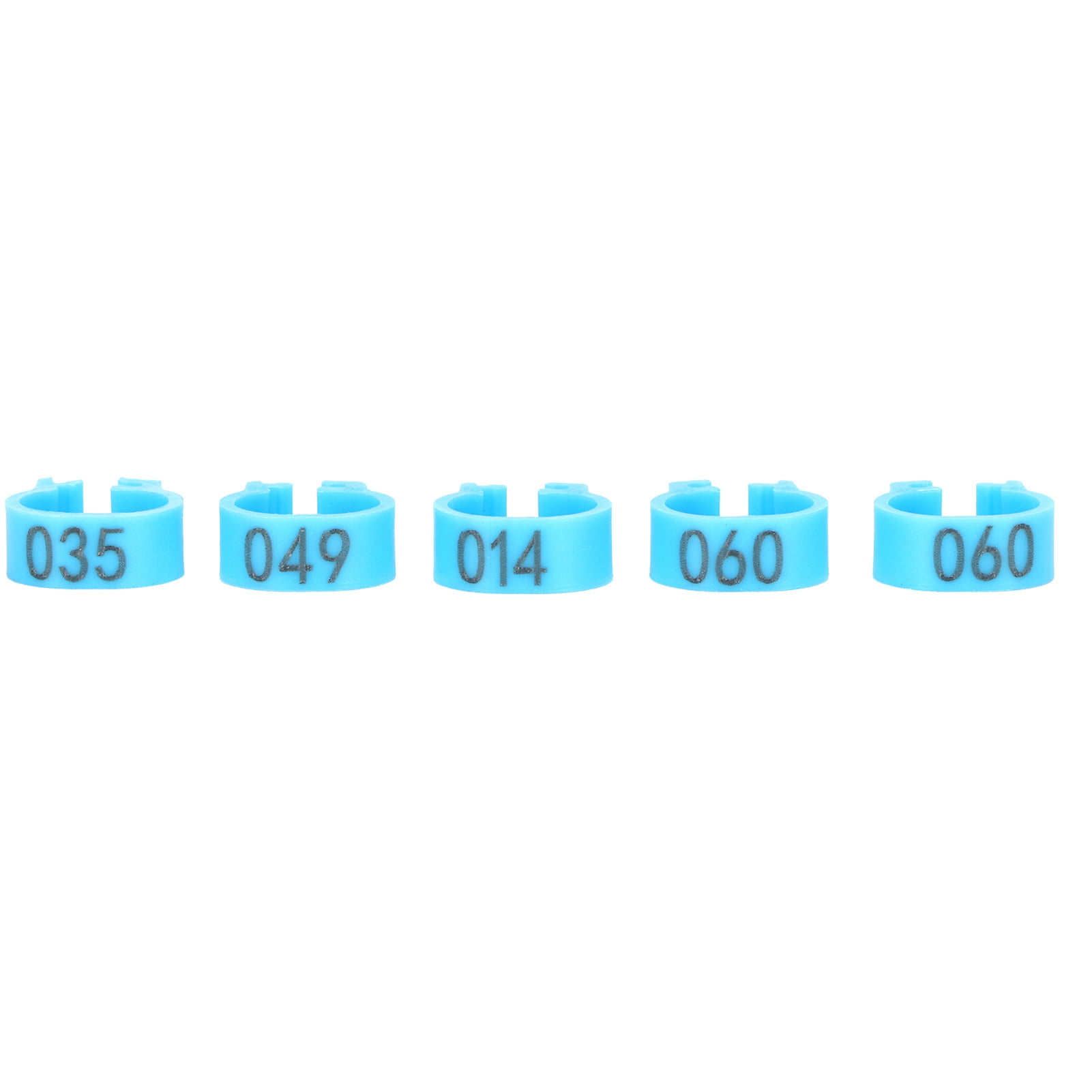 001‑100 Numbered Bird Leg Bands 8mm Poultry Identify Rings Accessory ...